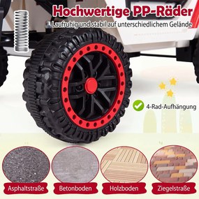 Costway Dětské elektrické autíčko 12 V dětské auto s 2 jízdními režimy