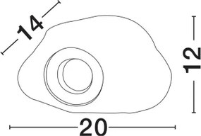 Venkovní dekorativní svítidlo NOVA LUCE SOFT GU10 10W IP65 9186183 bez žárovky