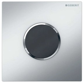 Geberit - Elektronické ovládání splachování pisoárů typ 10, bateriové napájení, easy to clean, matný chrom 116.035.JQ.1