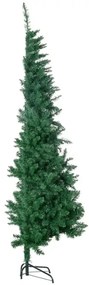 Poloviční umělý vánoční stromek 210cm, 500 větví
