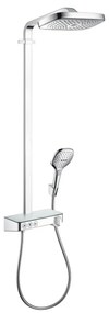 Hansgrohe Raindance Select E, Showerpipe 300 3jet s termostatem ShowerTablet Select 300, bílá/chromová, HAN-27127400