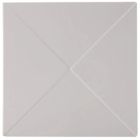 Maxwell and Williams Porcelánový čtvercový talíř Metrix - trojúhelník 30,5 x 30,5 cm