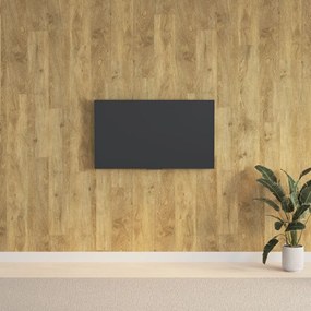 Nástěnné panely vzhled dřeva hnědé PVC 2,06 m²,  351817