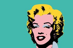Tapeta ikonická Marilyn Monroe v pop art designu