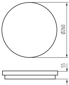 Kanlux 33344 - LED Venkovní svítidlo se senzorem BENO LED/24W/230V 4000K IP54