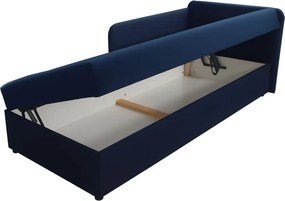 Jednolůžková postel Toffi 106 s úložným prostorem, 80 × 200 cm