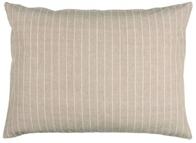 IB LAURSEN Povlak na polštář Malva/Beige Stripes 70×50 cm, růžová barva, textil