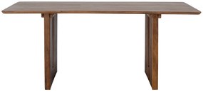 Hnědý dřevěný jídelní stůl Bloomingville Milow 180 x 90 cm