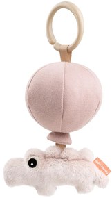 Růžová závěsná plyšová hračka na kočárek Done by Deer Croco