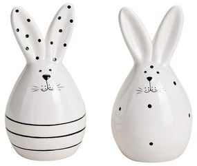 Bílo-černý velikonoční králík RABBIT WHITE - různé varianty