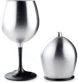 Kempingové nádobí gsi outdoors glacier stainless nesting red wine glass