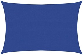 Plachta proti slunci 160 g/m² obdélník modrá 4 x 6 m HDPE 311519