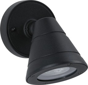 P 94734 Venkovní nástěnné svítidlo Trian IP44 kruhové 100x125mm max. 35W 230V antracit hliník - PAULMANN