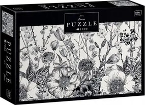 INTERDRUK Puzzle Flowers: Jarní kvítí / 1000 dílků / 67 x 48 cm