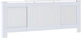 Kryt radiátoru 2 ks Bílá 205 x 20,5 x 81,5 cm Kompozitní dřevo 3403237