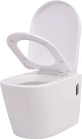 Závěsné WC keramické bílé 244270