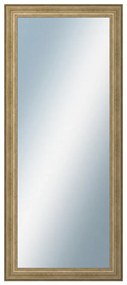 DANTIK - Zarámované zrcadlo - rozměr s rámem cca 60x140 cm z lišty HRAD stříbrná patina (2823)
