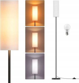 Moderní Lampa 12W Stojací Regulovatelná, Led, Stínidlo 164 CM