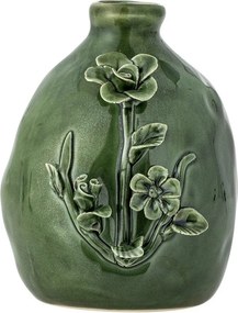 Zelená váza z kameniny (výška 13,5 cm) Ramia – Bloomingville