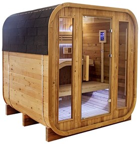 BPS-koupelny Finská zahradní sudová sauna  180x200, 2-4 osoby