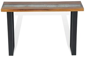 vidaXL Marketos Odkládací stolek, teak, 100x35x75 cm