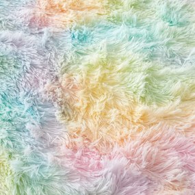 Dětské povlečení na jednolůžko z mikroplyše 135x200 cm Rainbow Cuddly – Catherine Lansfield