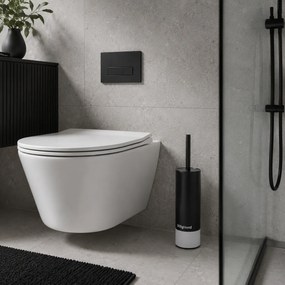 WC štětka Tone, černá/bílá