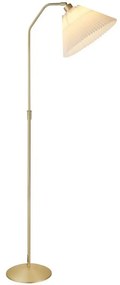 OnaDnes -20% Zlatá kovová stojací lampa Halo Design Berlin 110-150 cm