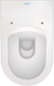 Duravit ME by Starck - Stojící WC, zadní odpad, DuraShield, bílá 216909AA00