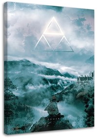Gario Obraz na plátně Magický trojúhelník na obloze - Barrett Biggers Rozměry: 40 x 60 cm