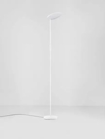LED stmívatelná bílá stojací lampa Notos
