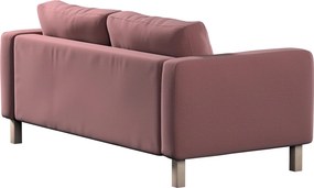 Potah na pohovku IKEA  Karlstad 2-místná, nerozkládací, krátký barva fialová látka sametová