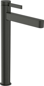 Hansgrohe Finoris - Umyvadlová baterie, s výpustí Push-Open, CoolStart, EcoSmart, kartáčovaný černý chrom 76072340