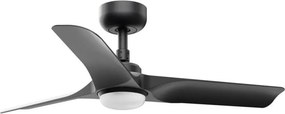 FARO 33825-1TW HEY S LED stropní ventilátor, černá - FARO
