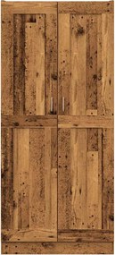 Skříň old wood 82,5 x 30,5 x 185 cm kompozitní dřevo 3318716