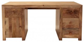 Indický nábytek - Psací stůl Hina 160x76x80 z mangového dřeva Mango natural