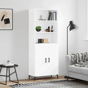 Skříň highboard bílá 69,5 x 34 x 180 cm kompozitní dřevo,  3189253