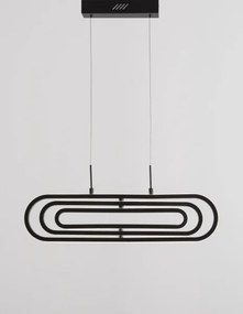 LED lustr Arte 64 černé