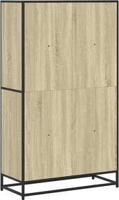 Knihovna dub sonoma 80,5 x 35 x 139 cm kompozitní dřevo 3300846