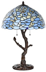 Stolní lampa Tiffany Nolace s motivem motýlů – 40x60 cm