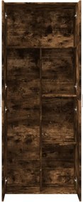 Skříň highboard kouřový dub 70 x 35 x 180 cm kompozitní dřevo 3276662