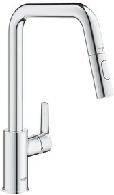 Grohe Start 2021 dřezová baterie s vytahovací sprškou, 2 proudy chrom 30631000 G30631000