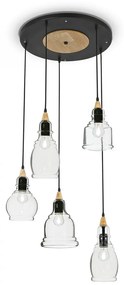 Ideal Lux 103174 lustr Gretel 5x60W|E27