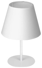 Stolní lampa ARDEN 1xE27/60W/230V pr. 20 cm bílá