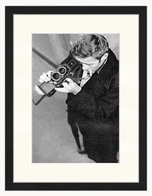 Zarámovaná fotografie James Dean with Camera