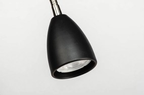 Stolní designová lampa s klipem Nicolette Black