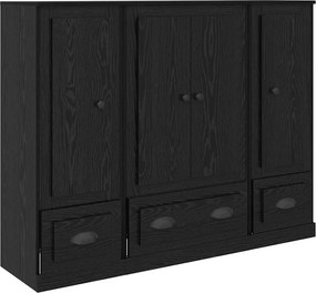 Vysoký bufet 3 ks Černý dub 132 x 35,5 x 103,5 cm 3402673