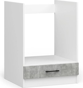 Kuchyňská skříňka Olivia S60KU bílá/beton