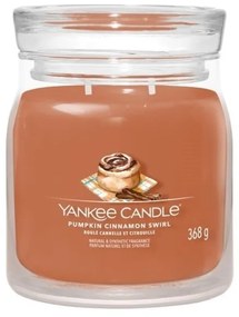 Yankee Candle Signature Pumpkin Cinnamon Swirl svíčka střední 368 g