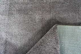BE Koberec Microsofty 8301 BROWN - hnědý obdélníkový Rozměr: 80x150 cm